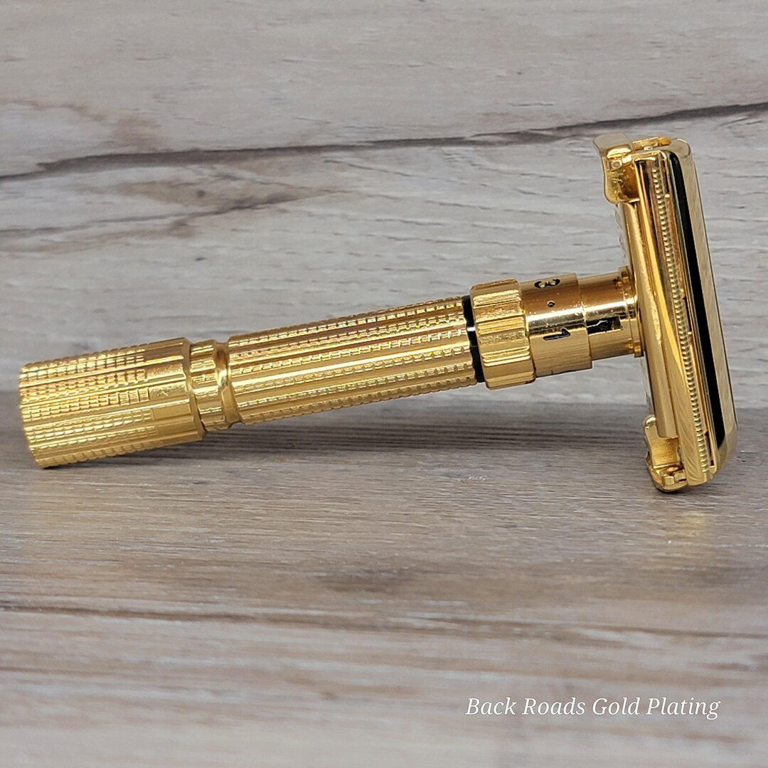 Gillette Fatboy Executive F4 1960 Vintage Safety Razor With Case 24K ...