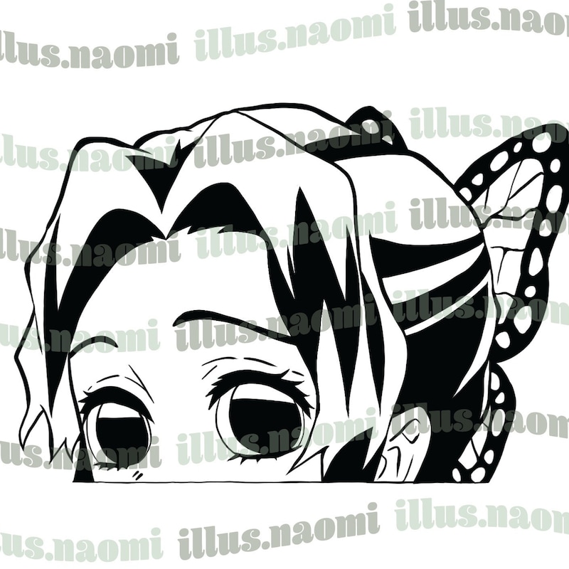 Demon Slayer Stencil - Etsy