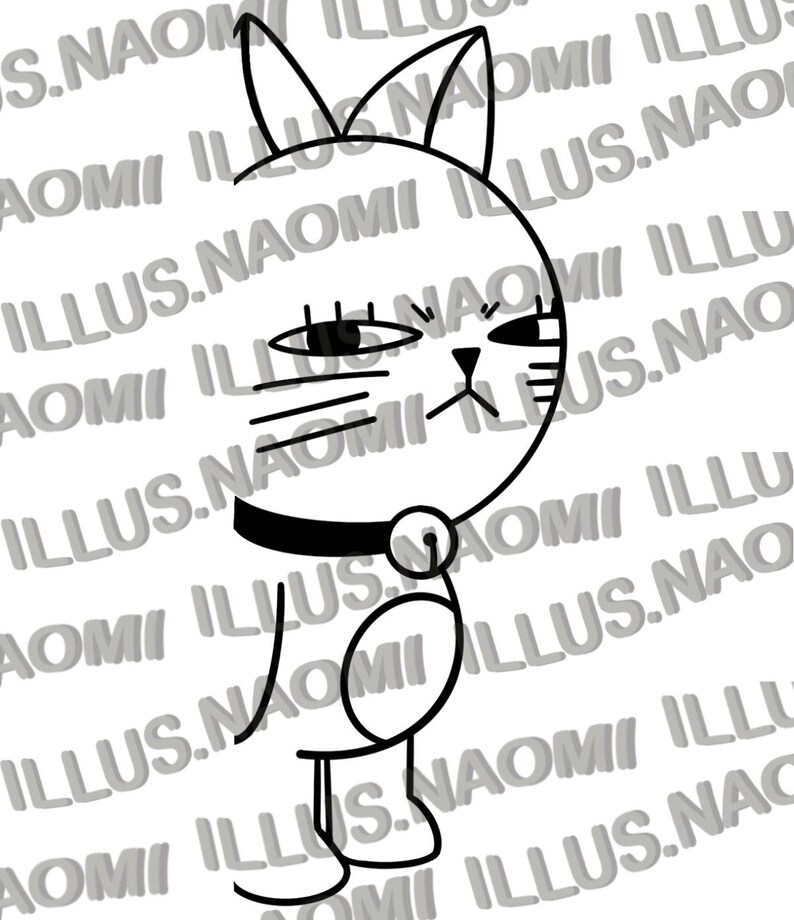 Dandadan Granny Cat Anime Sticker: SVG/PNG/JPG Files (digital Download ...