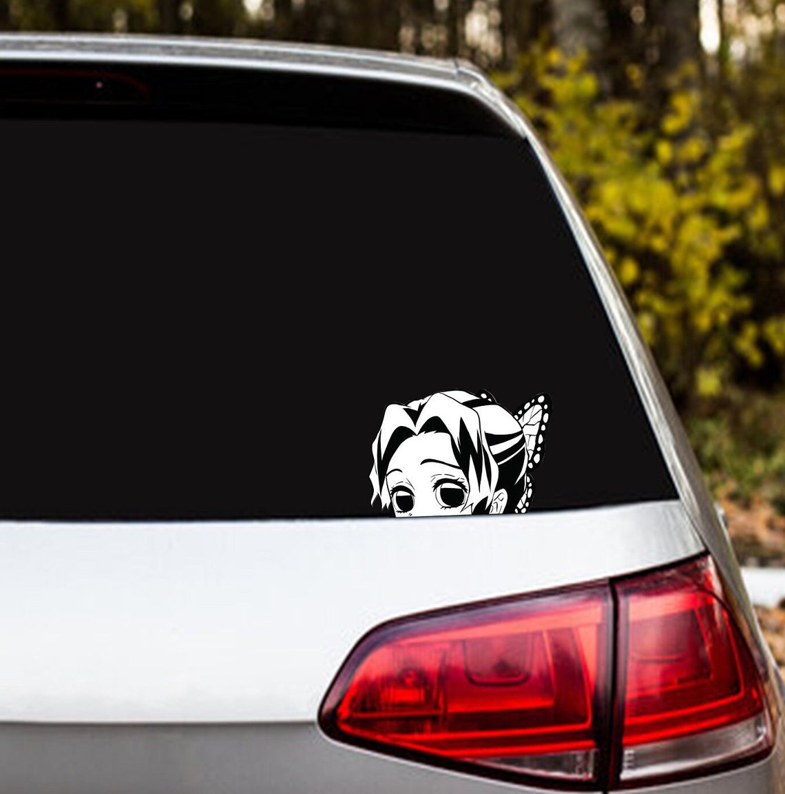 Demon Slayer Peeker, SVG, PNG Digital Sticker, Anime Peeker, Shinobu ...