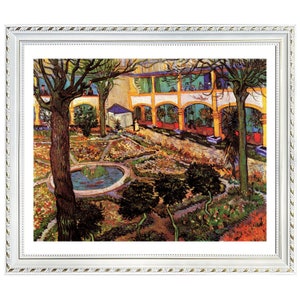 Van Gogh Courtyard of the Hospital Framed Print, Framed Wall Art ...