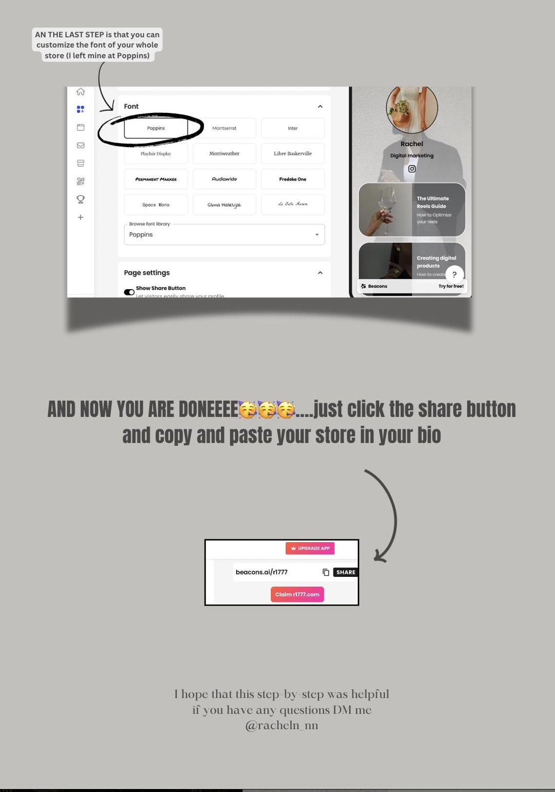 Beacons Aesthetic Design Set-up, Aesthetic Online Store Guide, Lead Magnet, Master Resell Rights ...