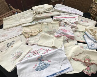 Repurposed linens | Etsy