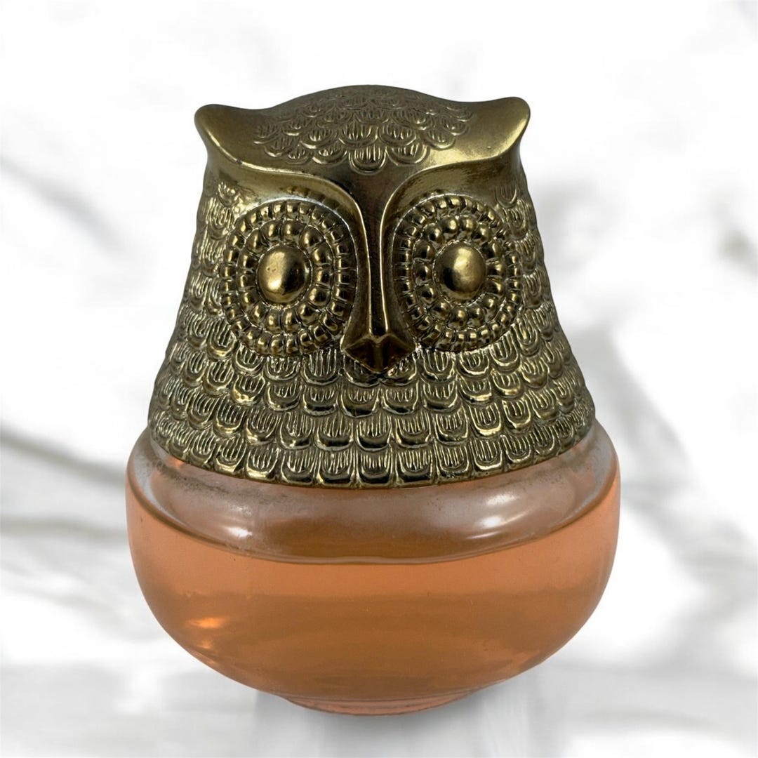 Vintage Avon Owl Cologne Bottle - Etsy