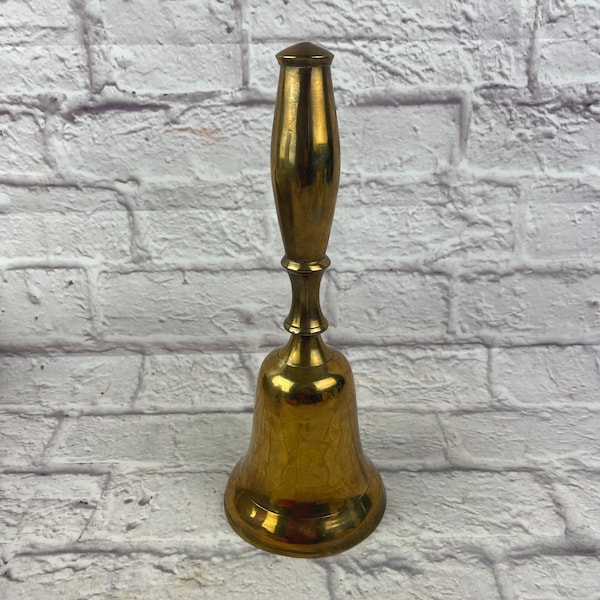 Brass Hand Bell - Etsy