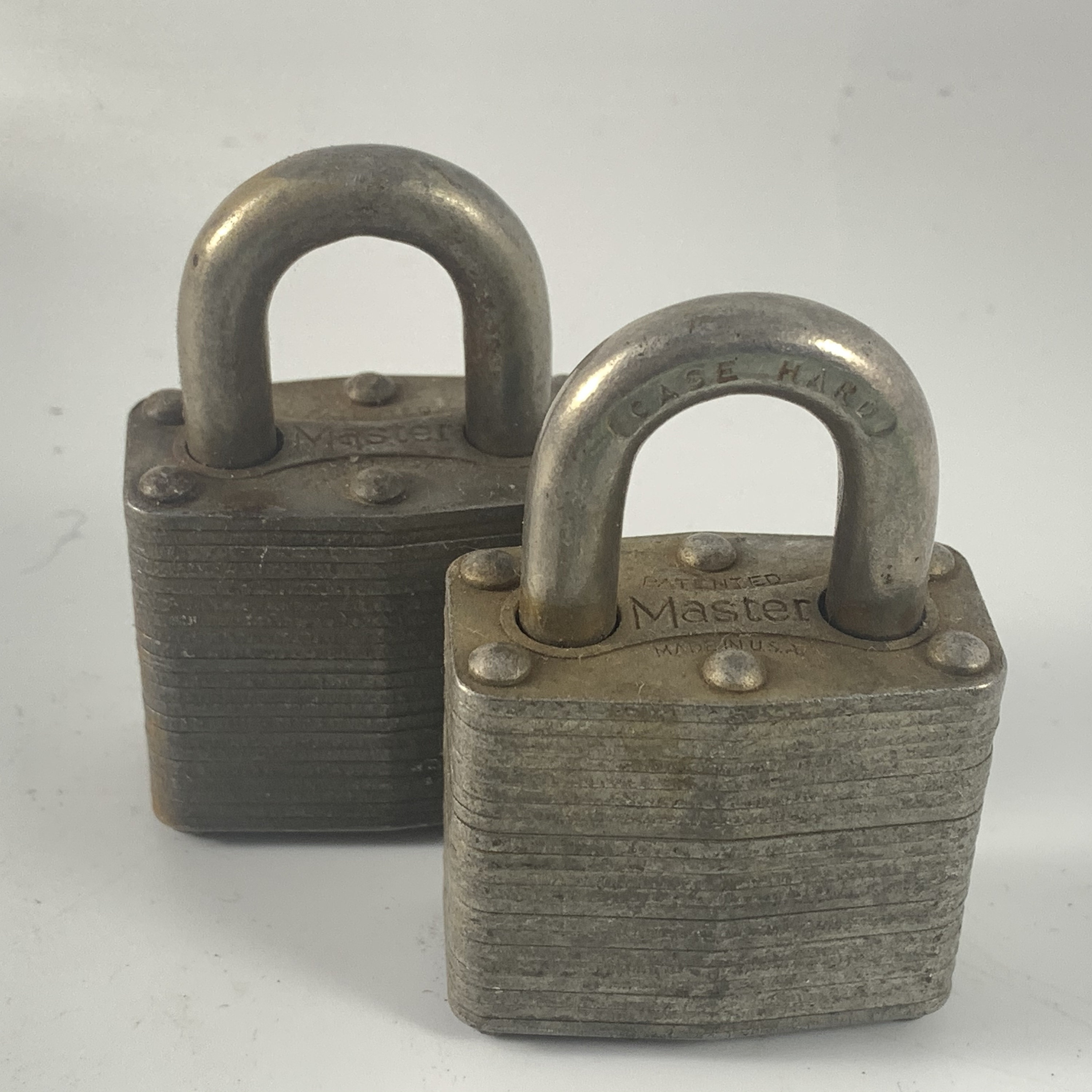 Pair of Vintage No. 5 Master Locks With 1 Key That Opens Both | Etsy