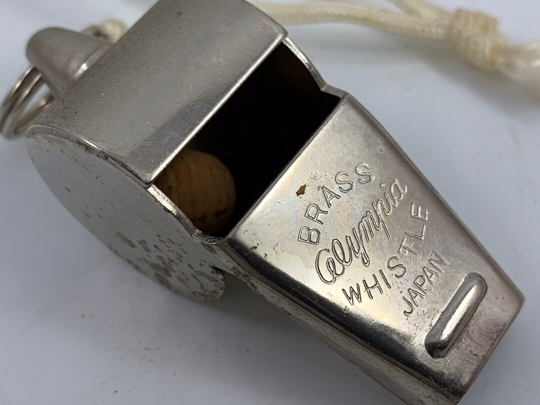 Vintage Brass Olympia Whistle Made in Japan - Etsy