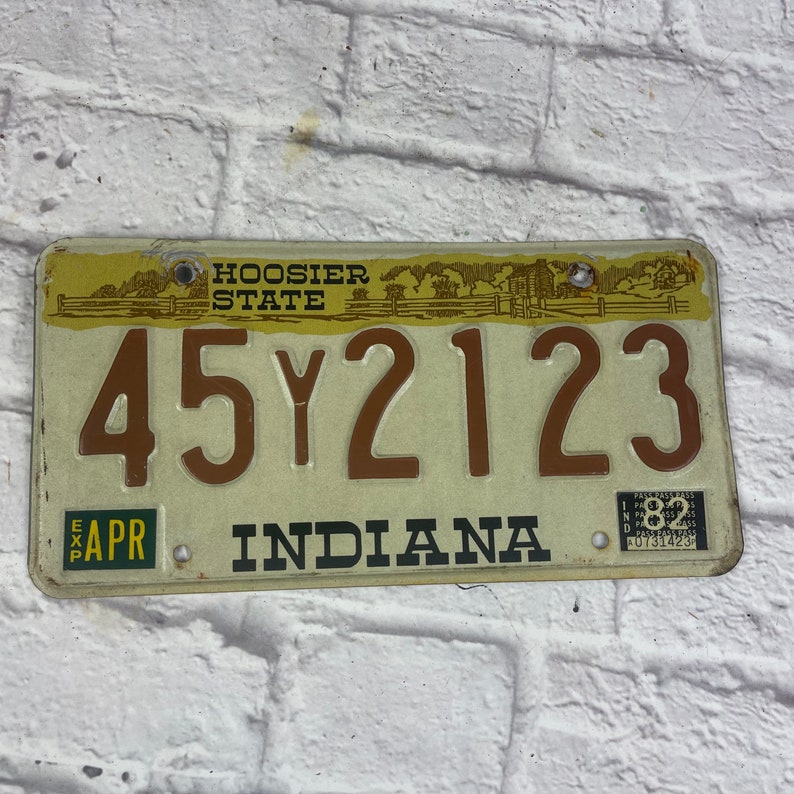 Vintage HOOSIER STATE INDIANA 1980's Era Automobile - Etsy