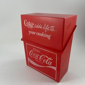Vintage Coca Cola Recipe Box Coke Adds Life to Your Cooking - Etsy