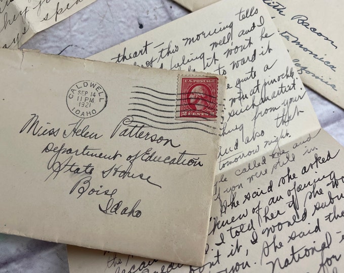 Lot of 6 Antique Vintage 1920's-30's Era Handwritten Letters in ...