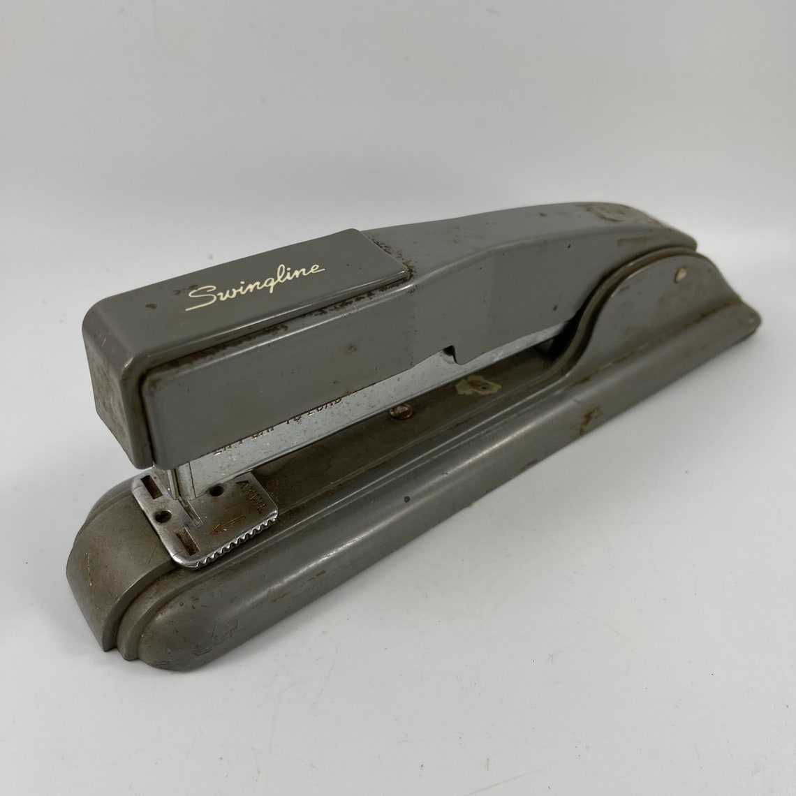 Vintage 1950s Era Art Deco Style Gray Metal Swingline Stapler | Etsy