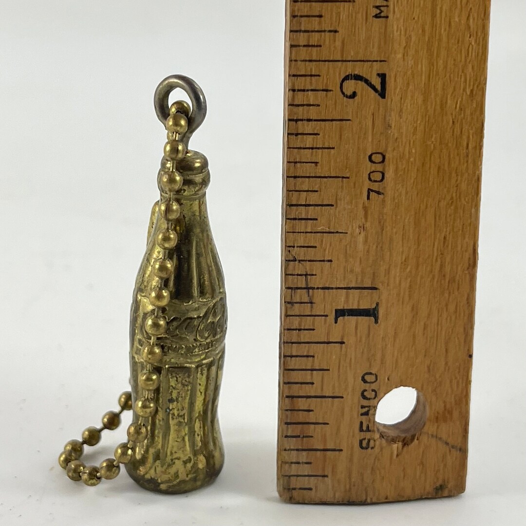 Vintage 1950’s Era Miniature Coca Cola Bottle Keychain - Etsy