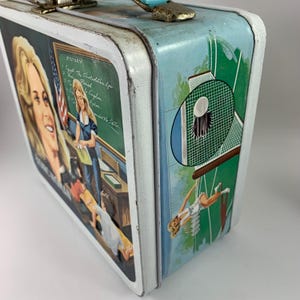 Vintage THE BIONIC WOMAN Metal Lunch Box and Thermos Alladin - Etsy