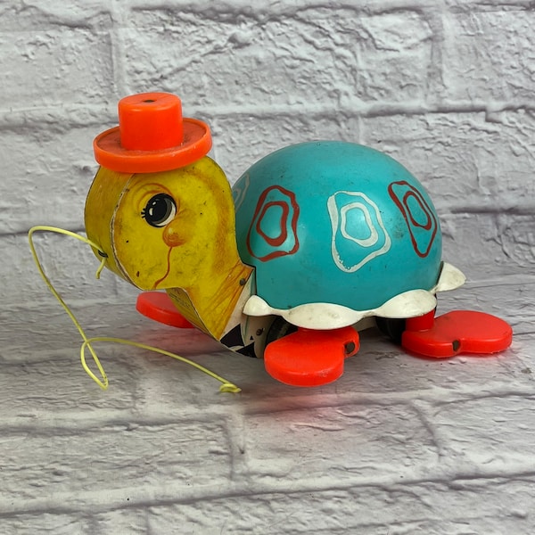 Turtle Pull Toy - Etsy