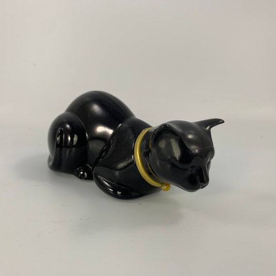 Vintage Avon Bottle Shaped Like a Black Cat Cotillion Cologne | Etsy
