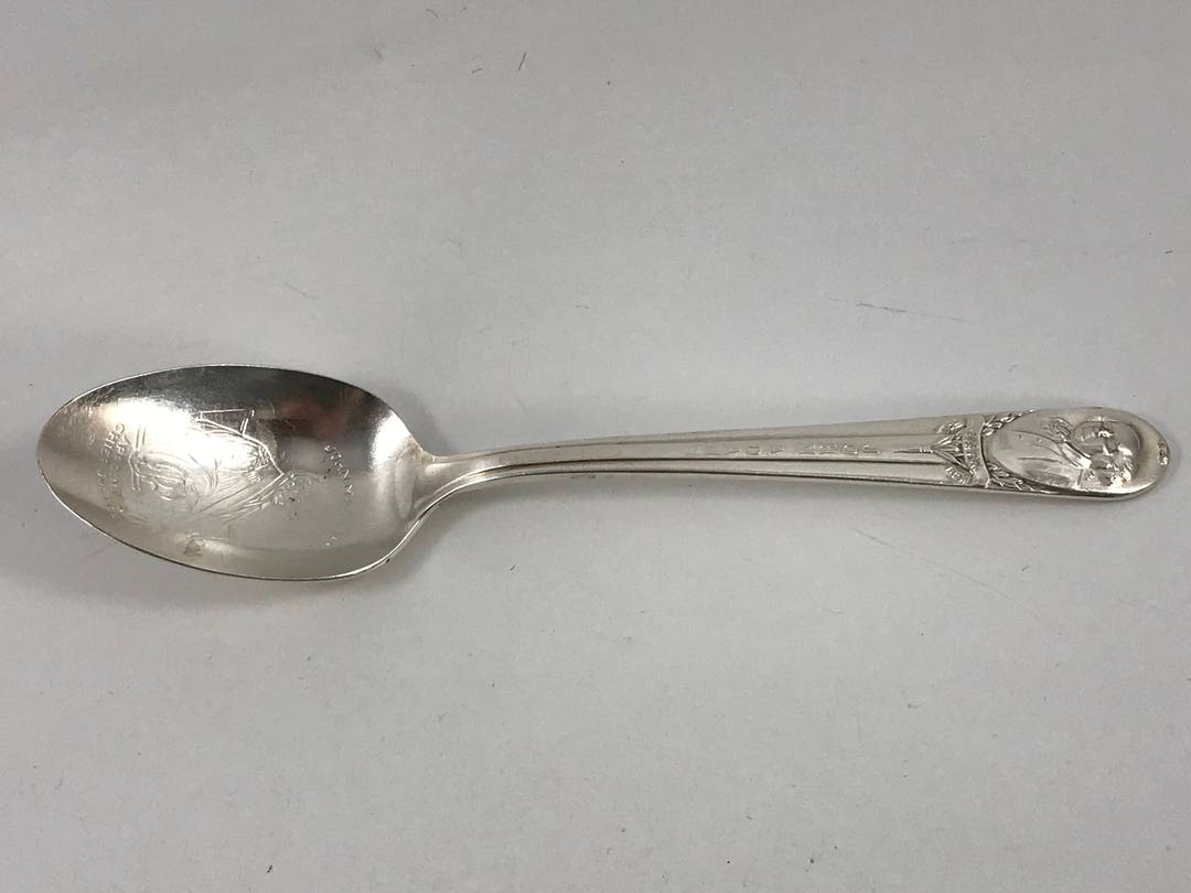 Vintage John Adams Presidential Souvenir Spoon - Etsy