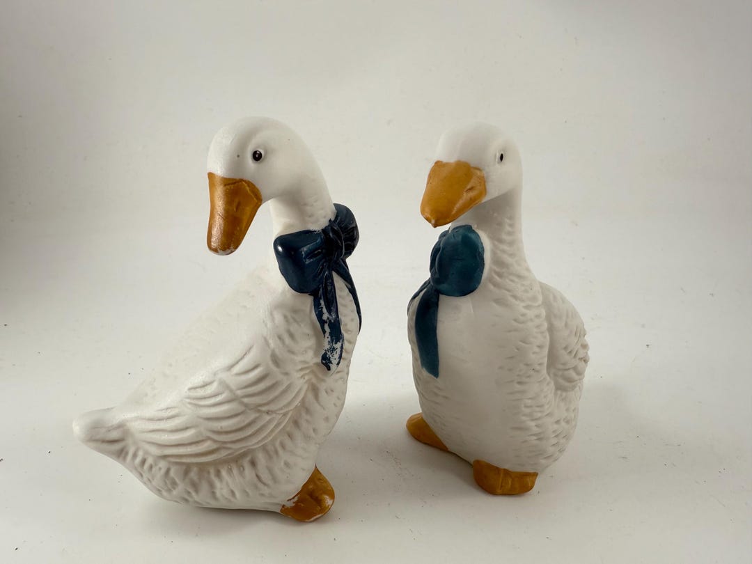 Vintage 1980's Era Goose Duck Geese Salt and Pepper Shakers - Etsy