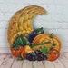 Vintage Horn of Plenty Cardboard Thanksgiving Wall Decoration Classroom ...