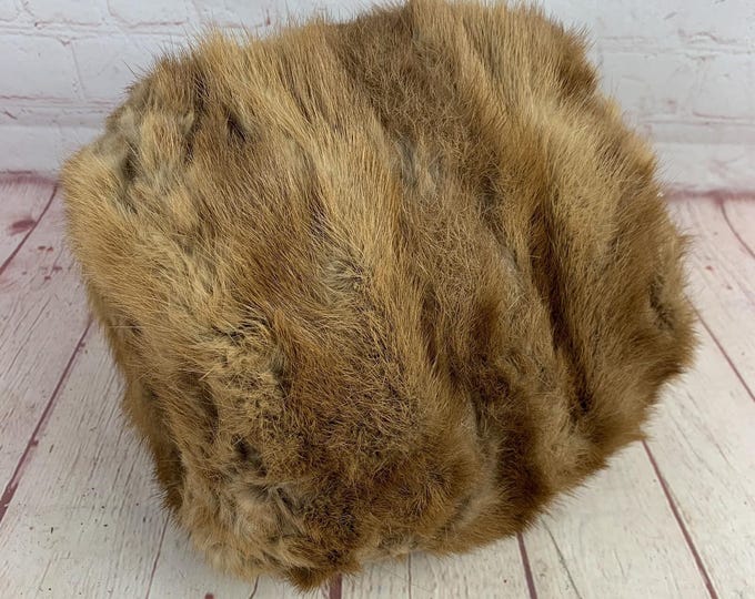 Vintage 1960's Era Ladies' Brown Mink Fur Muff Winter Hand Warmer - Etsy