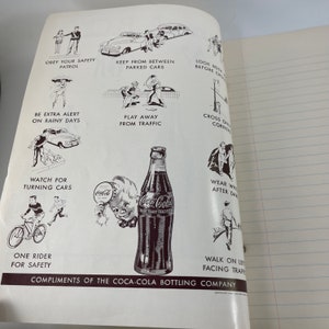 Vintage Coca Cola Safety Abc's Always Be Careful Notebook - Etsy