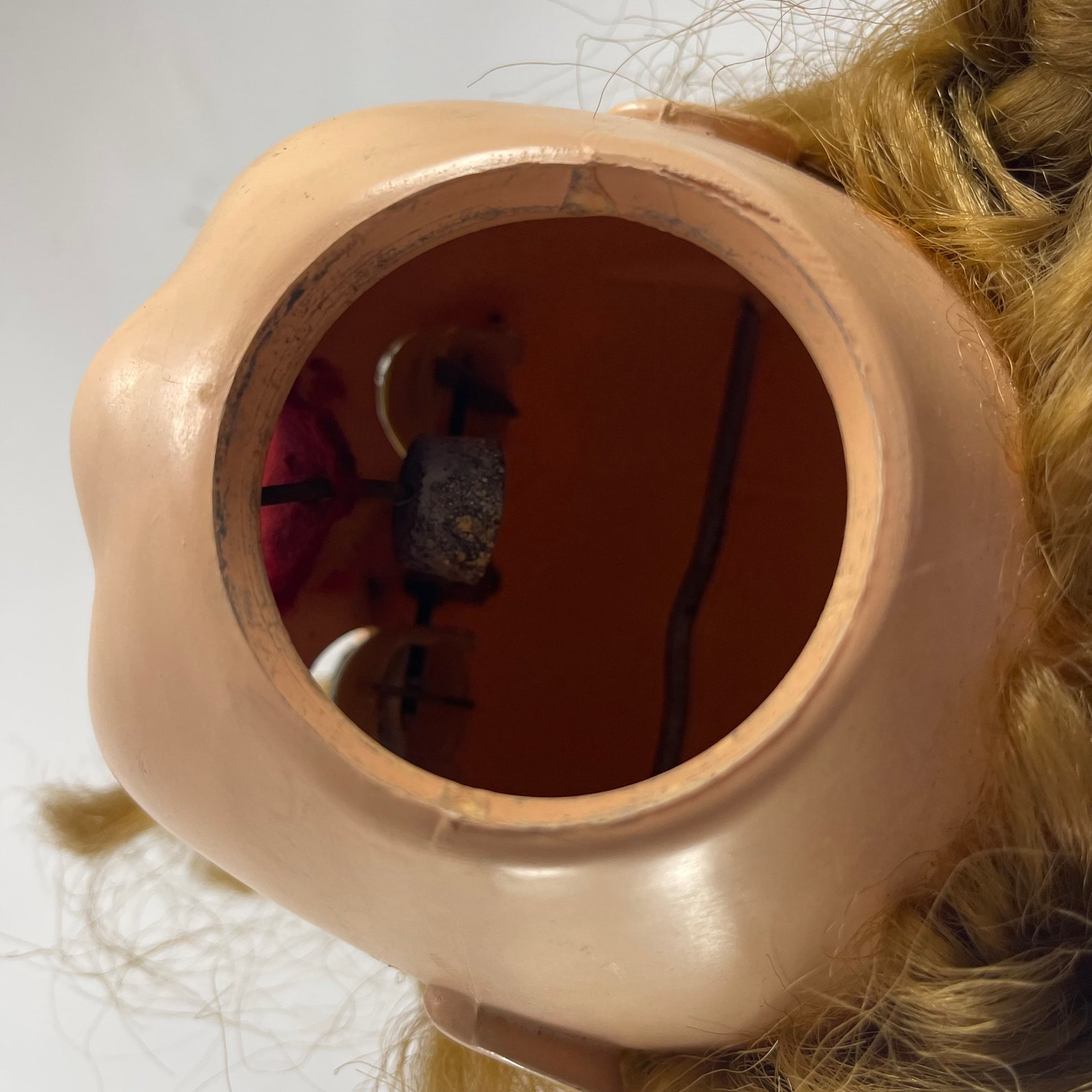 Vintage 1950s Era Hard Plastic Doll Head With Braided Hair - Etsy