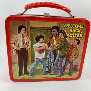 Vintage WELCOME BACK KOTTER Metal Lunch Box and Thermos Alladin - Etsy