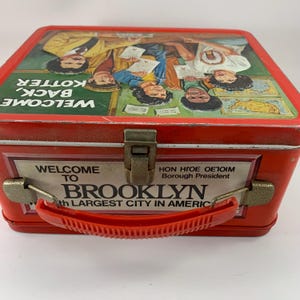 Vintage WELCOME BACK KOTTER Metal Lunch Box and Thermos Alladin - Etsy