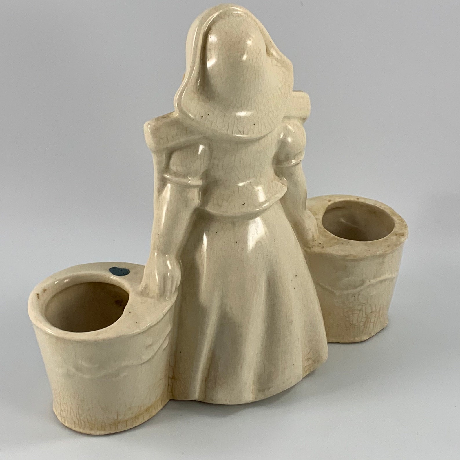 Vintage Dutch Girl Planter Flower Pot - Etsy