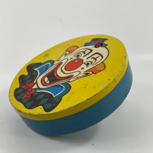 Vintage 1959 US Metal Toy Mfg Tin Clown Party Noisemaker Spinning ...