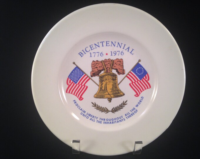 Vintage USA Bicentennial Collector Plate - Etsy