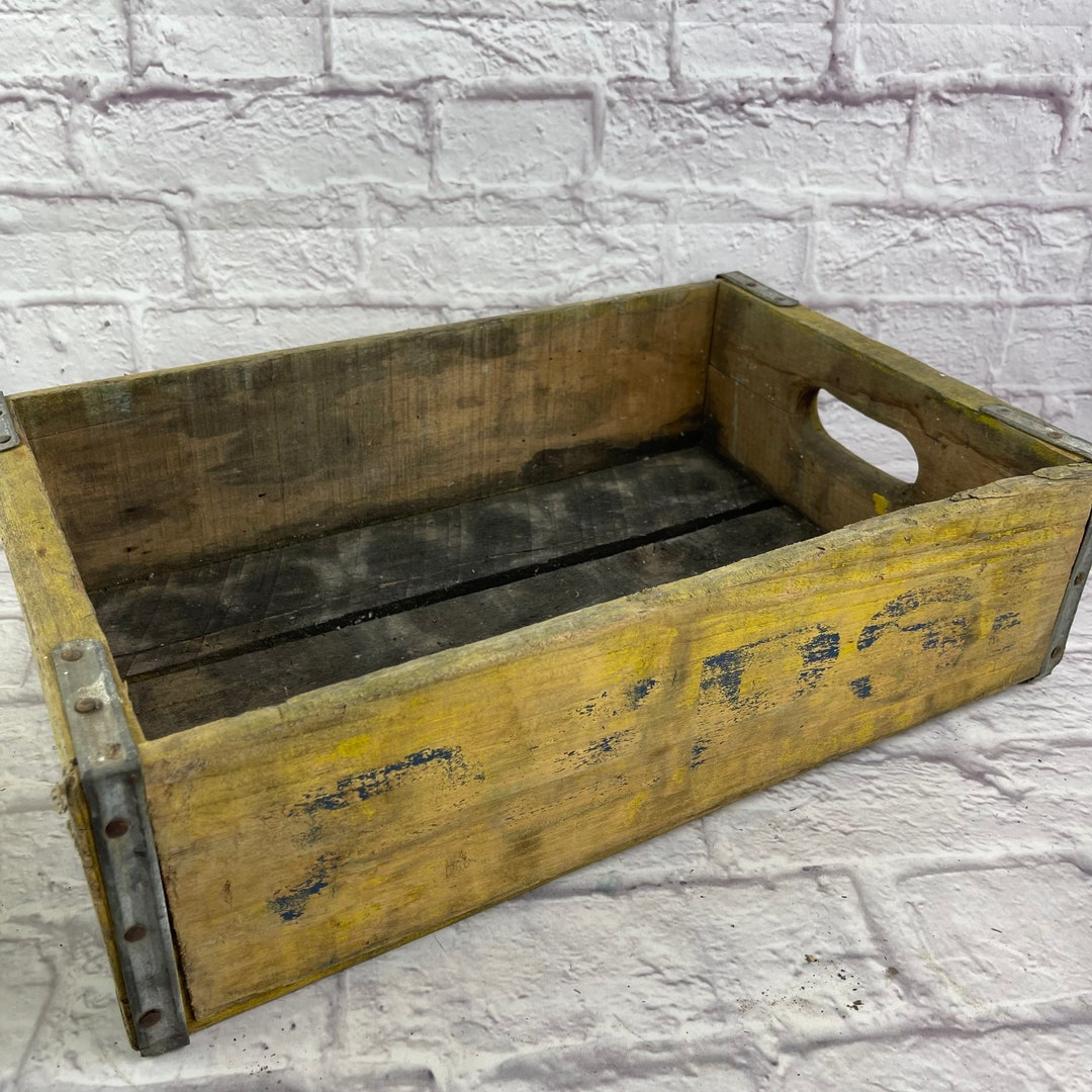 Vintage PEPSI Cola Wooden Soda Crate Case Tray - Etsy