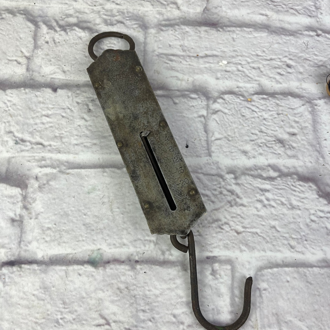 Antique Vintage Hanging Scale C. Forschner’s Balance No. 2 New York - Etsy