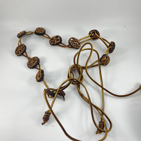 Fringe Leather Belt - Etsy