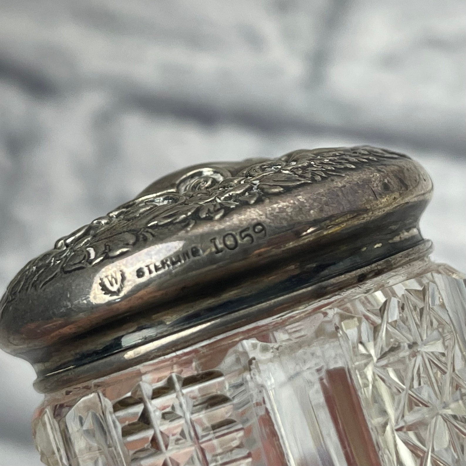 Pair of Vintage Antique Victorian Era Small Glass Dresser Jars - Etsy