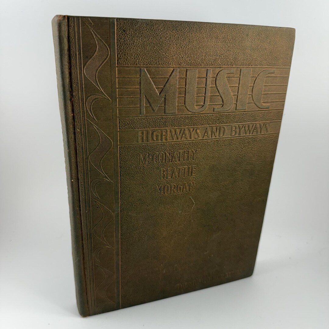 Vintage 1936 MUSIC Highways and Byways Book School Book - Etsy