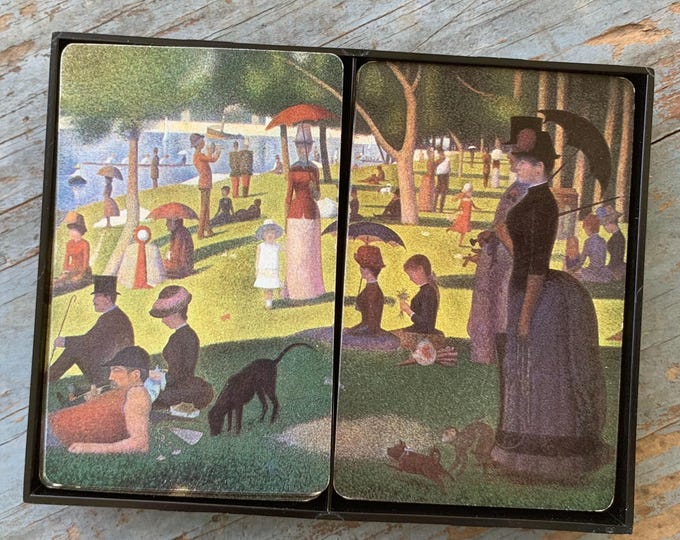 Two Decks of Vintage Georges Seurat A Sunday on La Grande Jatte Playing ...