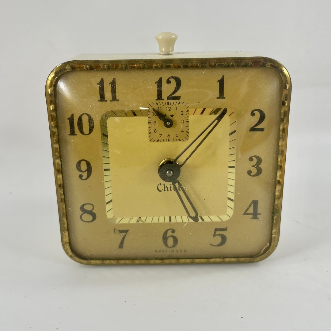 Vintage Ivory Colored CHIEF Alarm Clock Original Box - Etsy