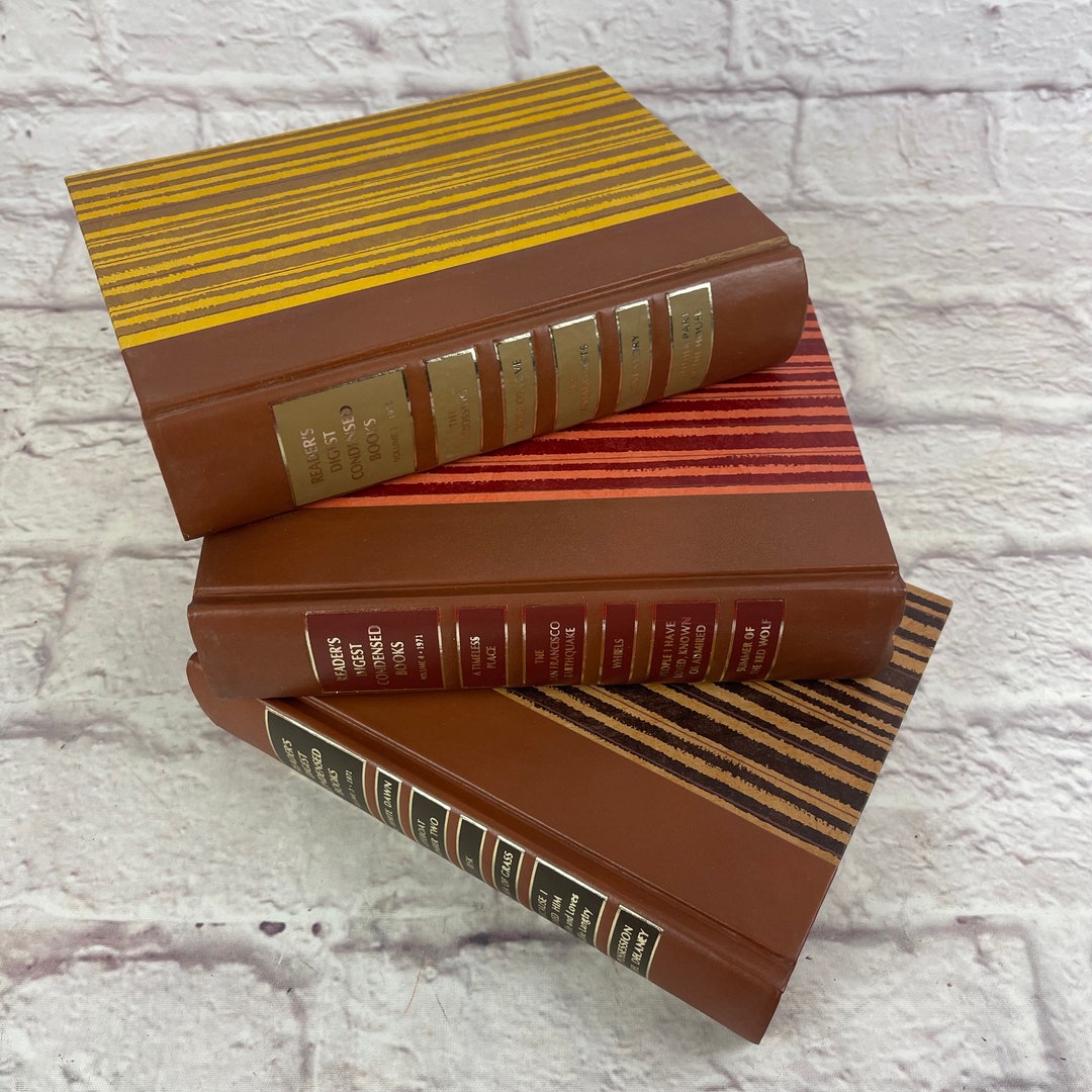 3 Vintage Reader Digest Books Beautiful Covers Decorative Book - Etsy