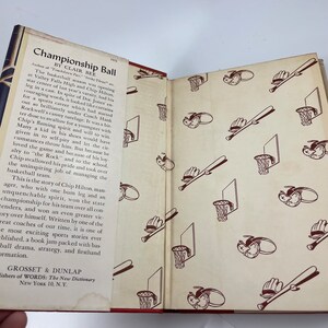 Vintage 1948 A CHIP HILTON Sports Story - Championship Ball by Clair ...