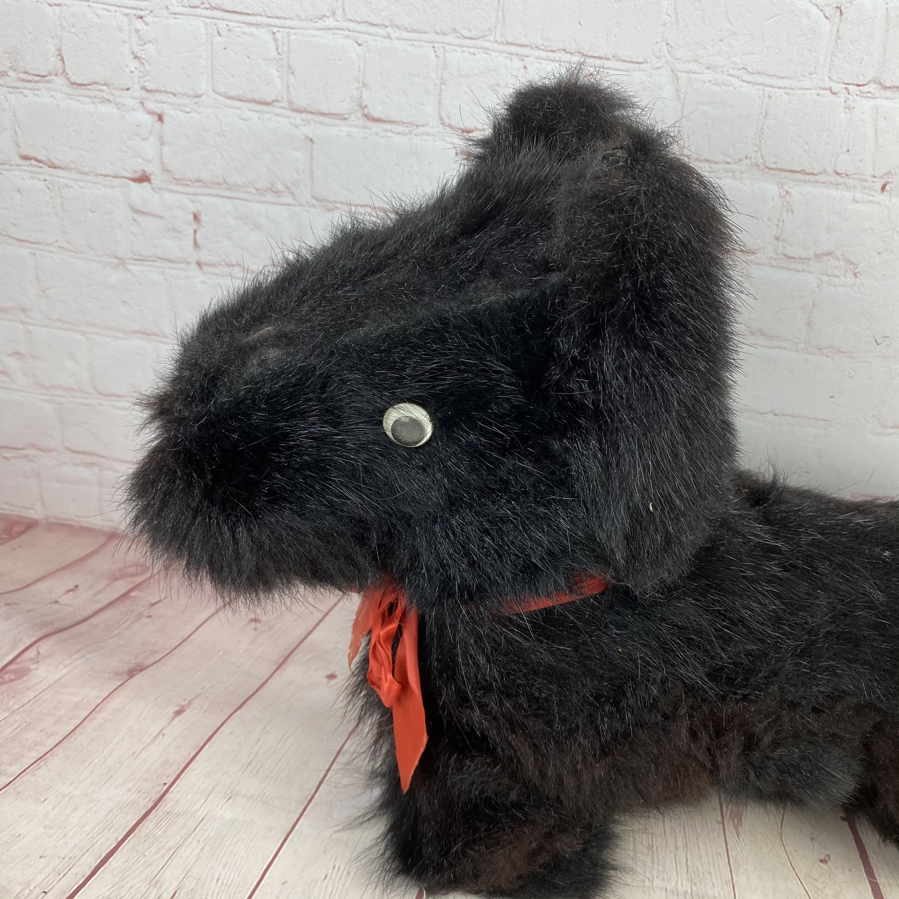 Vintage 1940s Era Large Straw Stuffed Black Scottish Terrier - Etsy