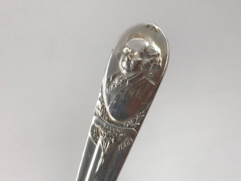 Vintage John Adams Presidential Souvenir Spoon | Etsy