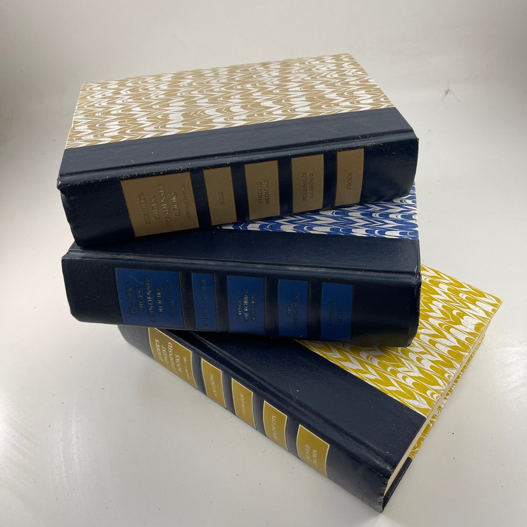 3 Vintage Reader Digest Books Beautiful Covers Decorative Book - Etsy