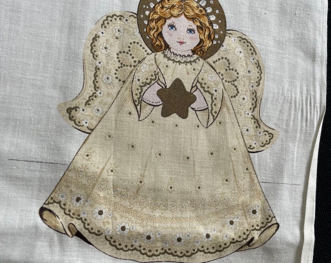 Vintage VIP Cranston Keepsake Crafts Christmas Angel Cut & Sew Fabric ...