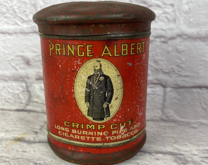 Antique Vintage Early 1900’s Era Prince Albert Tobacco Tin or Can With ...