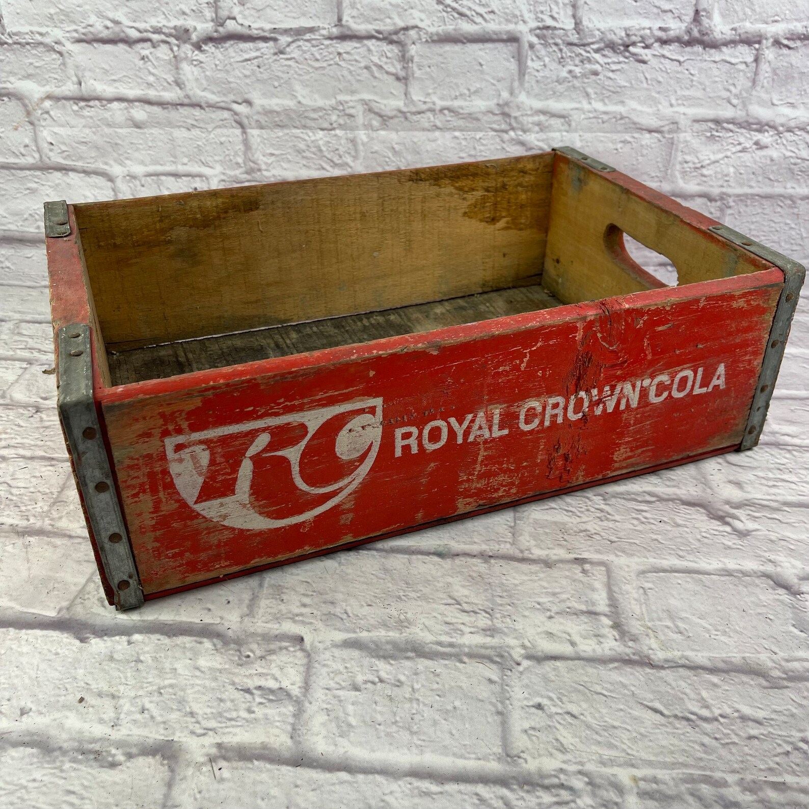Vintage RC Royal Crown COLA Wooden Soda Crate Case Wood Tray - Etsy