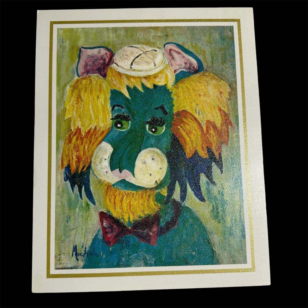 Vintage Unframed 1960's Era Michele Press Lion Print - Etsy
