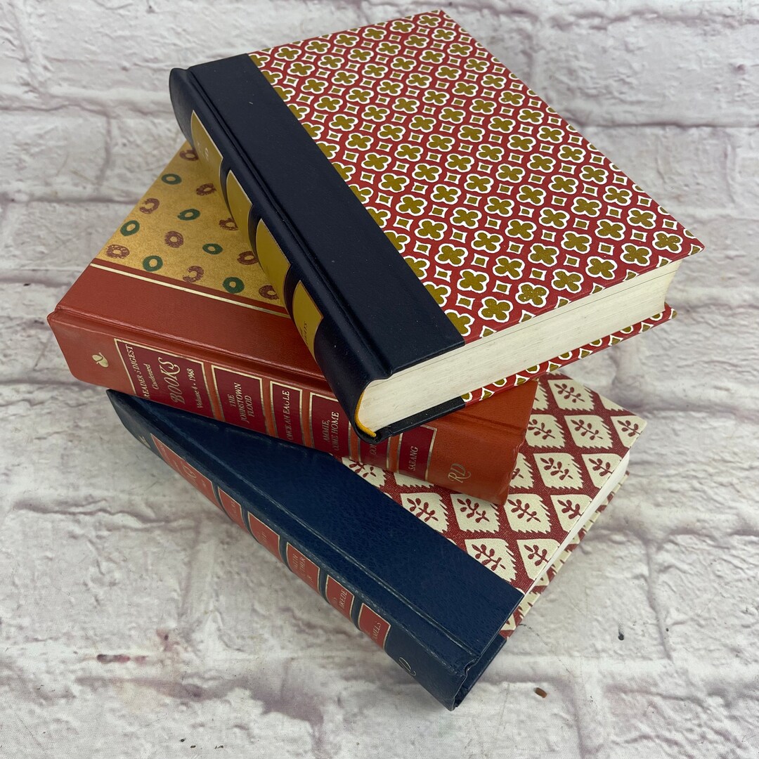 3 Vintage Reader Digest Books Beautiful Covers Decorative Book - Etsy