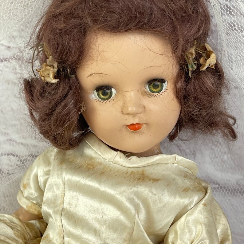 Vintage 1960s Era Ideal Bride Doll With Wedding Dress Veil & - Etsy