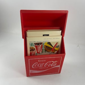 Vintage Coca Cola Recipe Box Coke Adds Life to Your Cooking - Etsy