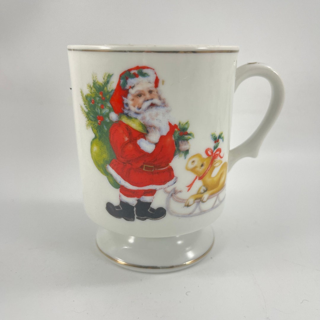 Vintage Lefton Santa Claus Footed Mug or Cup 02377 - Etsy Vintage Lefton Santa Claus Footed Mug or Cup 02377 - Etsy